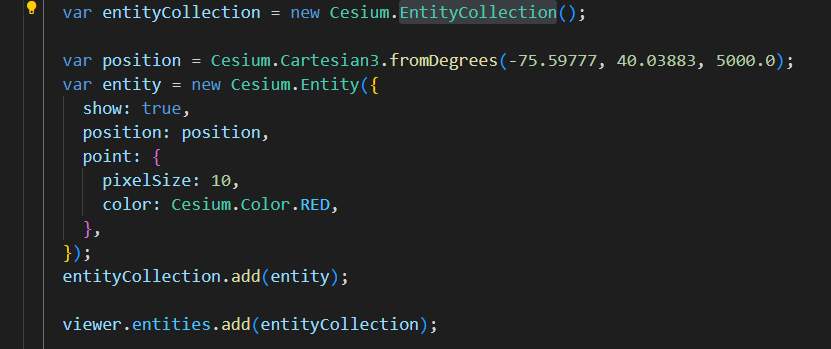 Viewer.entities.add How to add EntityCollection for use · Issue #11073 · CesiumGS/cesium · GitHub