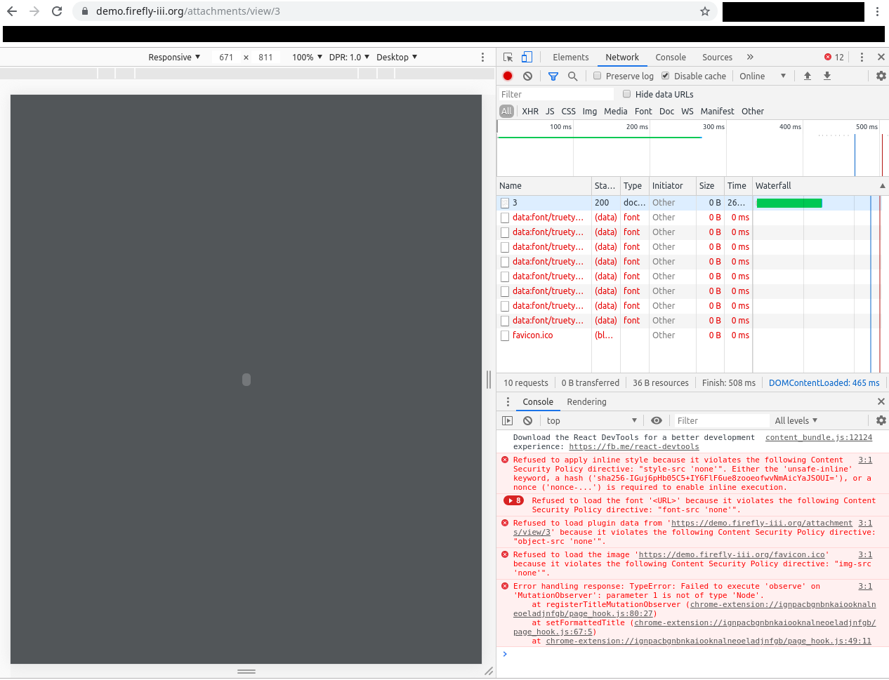Attachment preview not working in Chromium · Issue #2727 · firefly-iii/firefly-iii · GitHub
