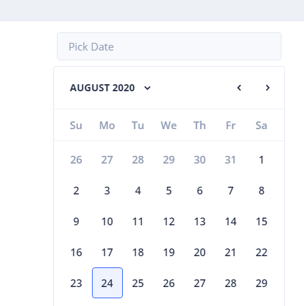 Customize the day cell template in Datetimepicker component · Issue #2489 · akveo/nebular · GitHub