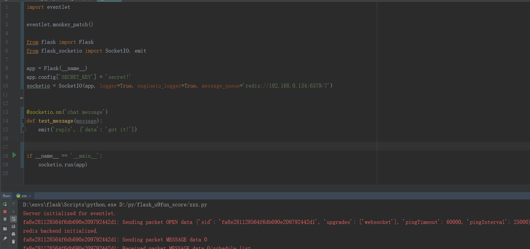 message_queue isn't working · Issue #864 · miguelgrinberg/Flask-SocketIO · GitHub