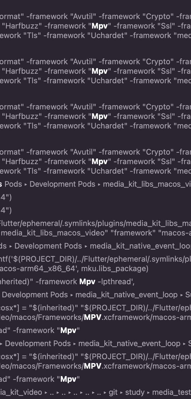 Bug Report `mpvxcframework` Error On Case Sensitive Disk On Macos · Issue 321 · Media Kit