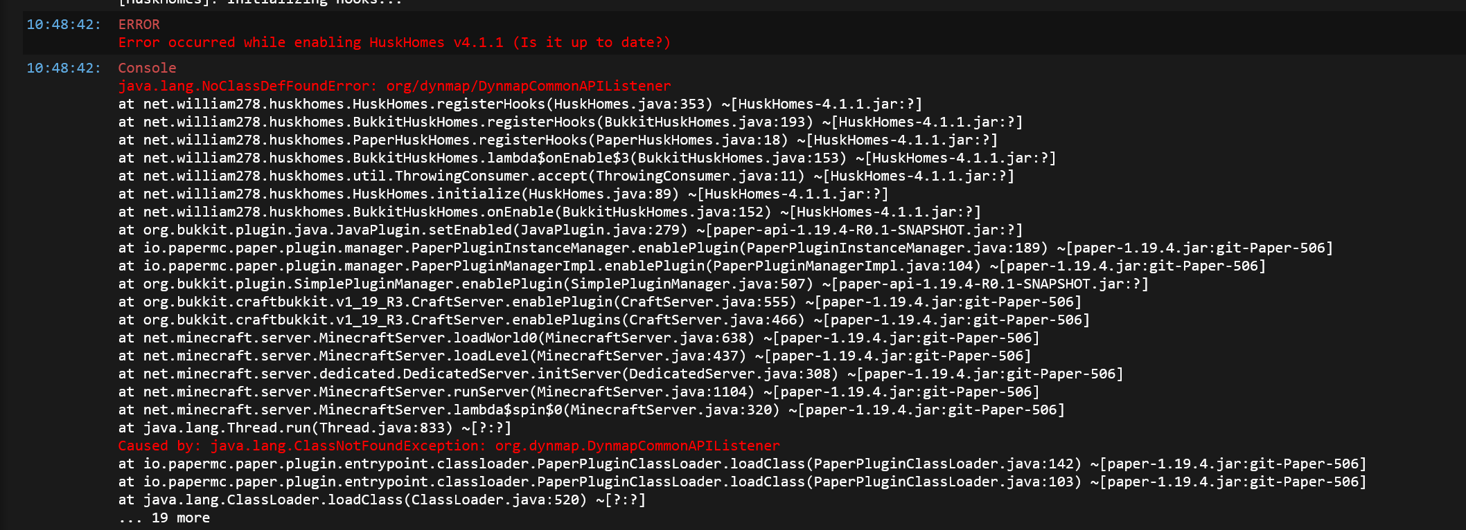 Plugin dependencies of paper plugins fail to load as of build 503 · Issue #9114 · PaperMC/Paper ...
