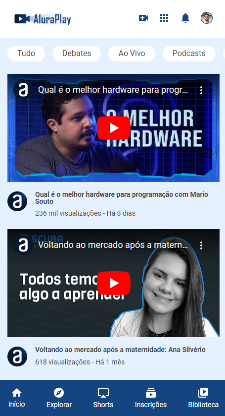 GitHub - thaliadani/aluraplay: Criando um site utilizando Flexbox com o curso da Alura