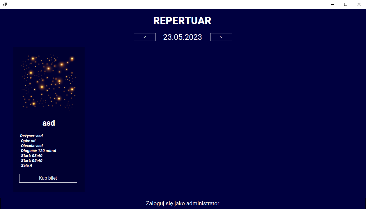 GitHub - aizzy1337/Cinema-Reservation-System: Application that ...