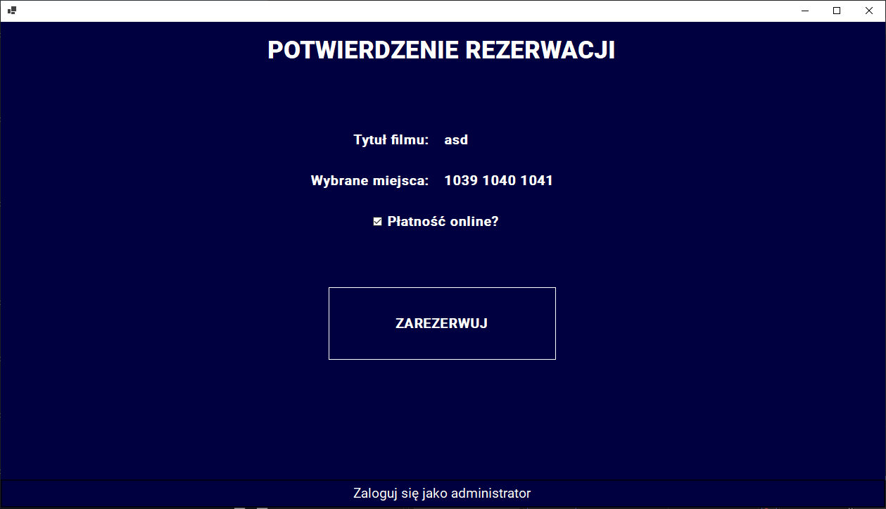 GitHub - aizzy1337/Cinema-Reservation-System: Application that implements a cinema ticket ...
