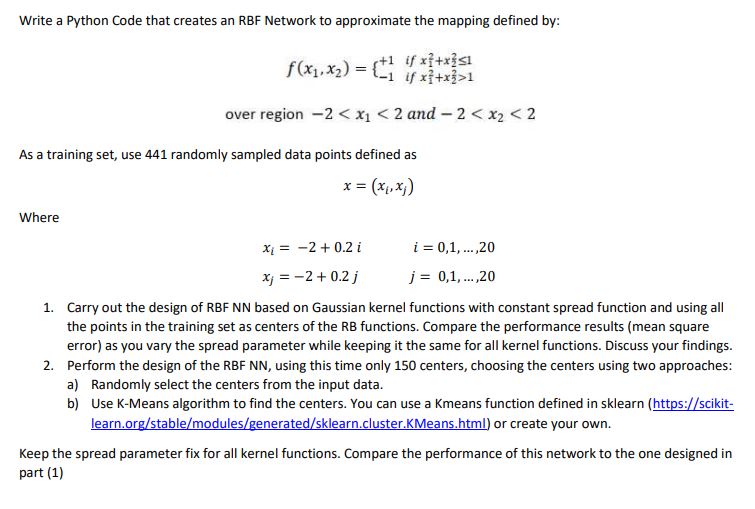 Github Ruchika 1806rbfandsom Radial Basis Function Rbf Network Is Popularly Used For 