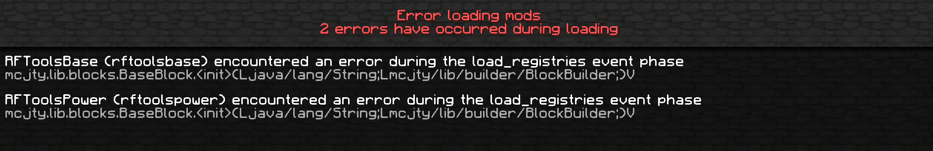 Loading Crash · Issue #382 · McJtyMods/XNet · GitHub