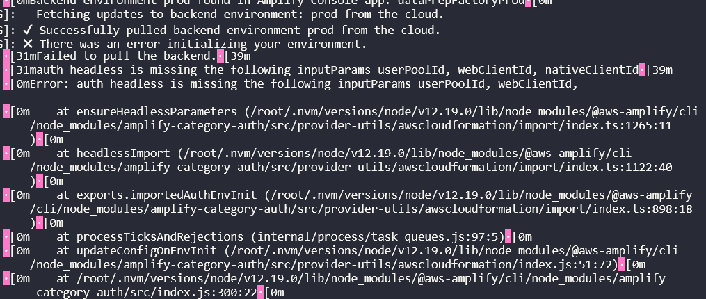 Import Auth In Amplify Project · Issue 1391 · Aws Amplifyamplify Hosting · Github