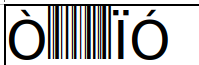 Latin Capital Letter I With Diaeresis · Issue #2 · Holger-Will/code-128-font · GitHub