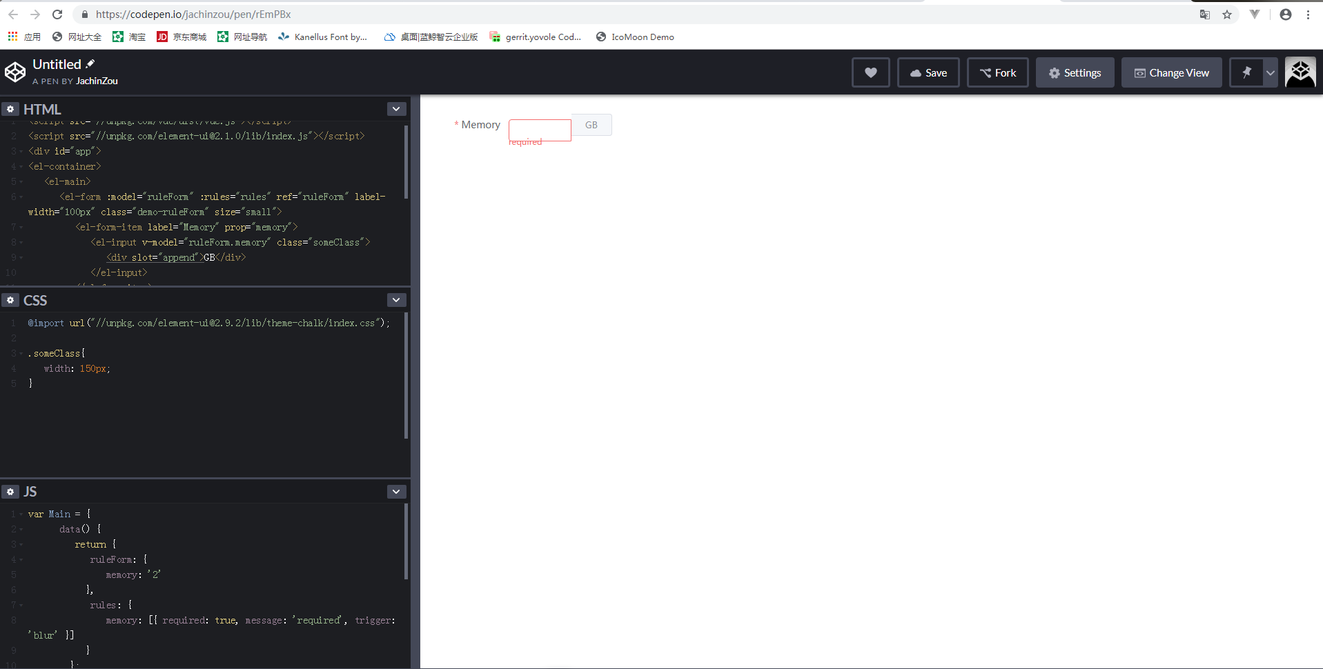 [Bug Report] el-input checks trigger style issues with append · Issue #16475 · ElemeFE/element ...