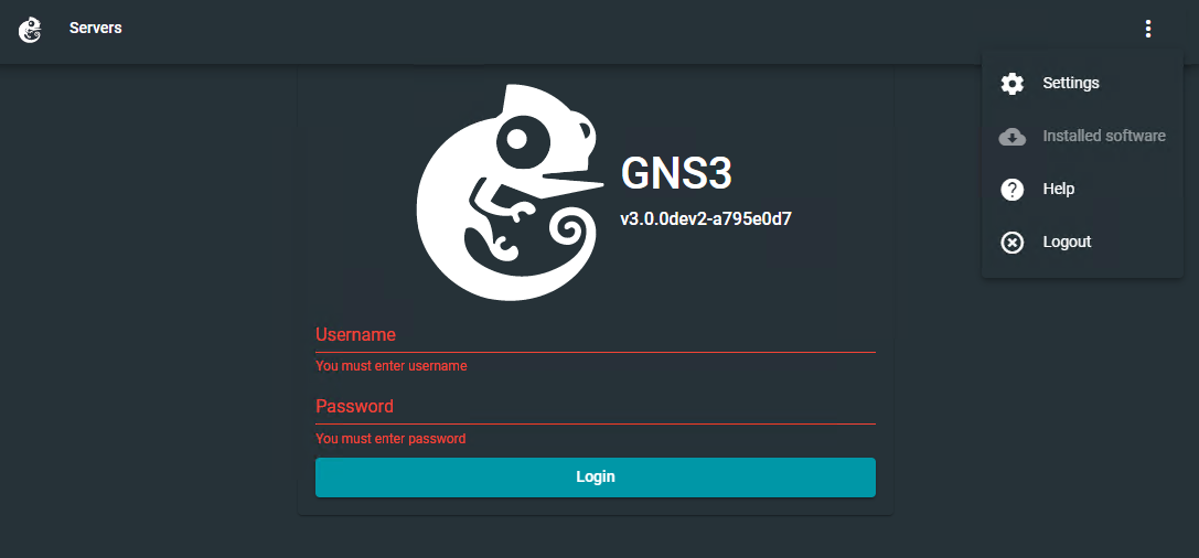 Add navigation to user management page · Issue #1127 · GNS3/gns3-web-ui ...