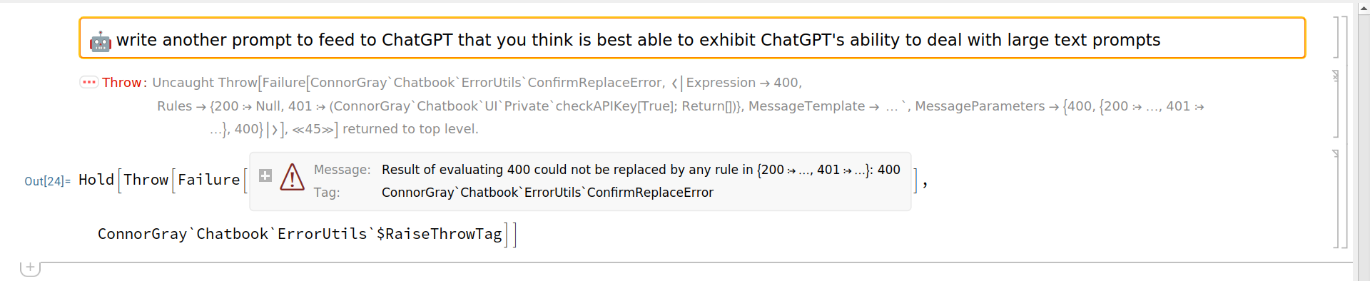 With long chat sessions, the max message length can be exceeded · Issue #2 · WolframResearch ...