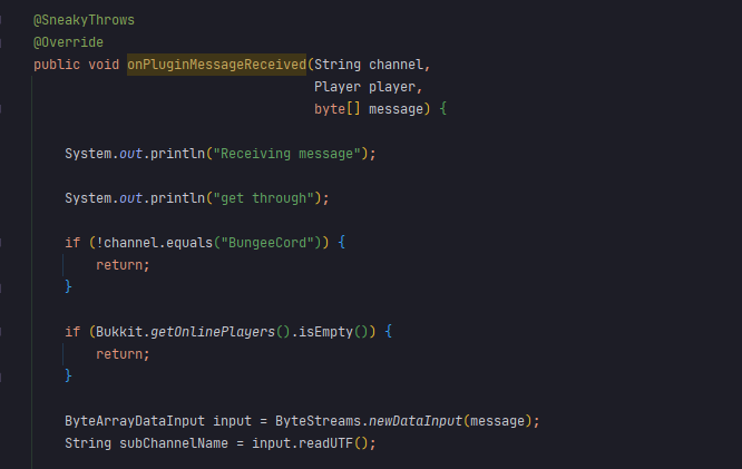 Sending message through Message Channel twicing received packet ...
