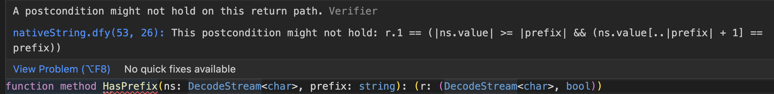 Squiggly lines on diagnostic are not rendered correctly · Issue #289 · dafny-lang/ide-vscode ...