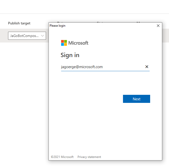 [MCS-DE] Publishing fails due to Azure Login error · Issue #5807 · microsoft/BotFramework ...