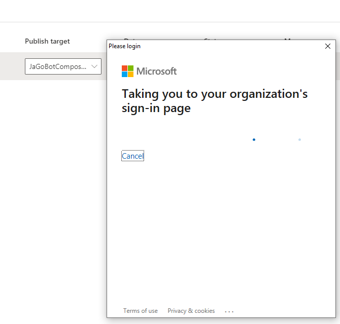 [MCS-DE] Publishing fails due to Azure Login error · Issue #5807 · microsoft/BotFramework ...
