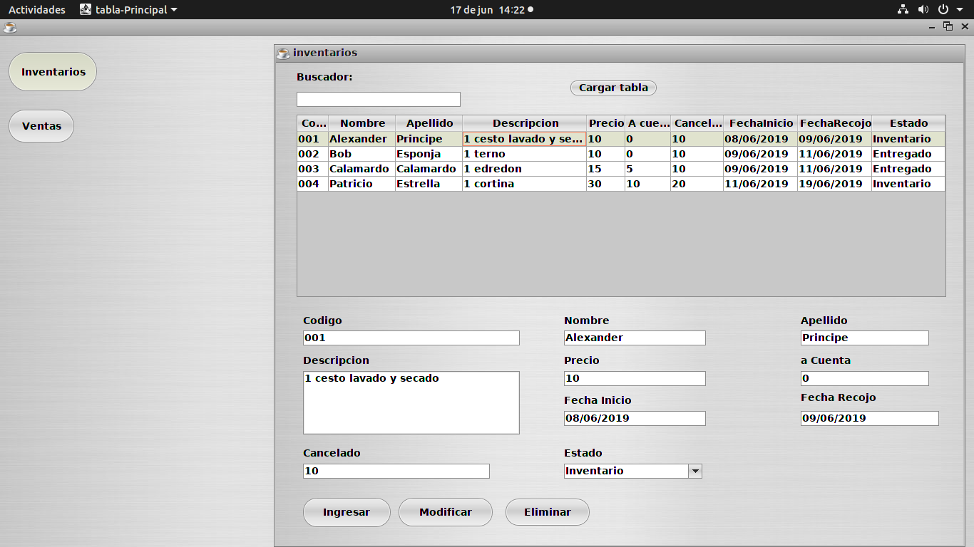 GitHub - AlexanderPrincipe/Sistema-de-Negocio-Java: CRUD Java
