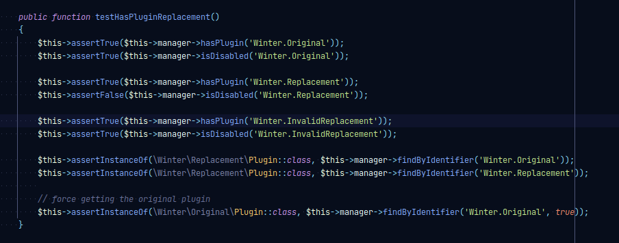 PluginManager doesn't find replaced plugins · Issue #575 · wintercms/winter · GitHub