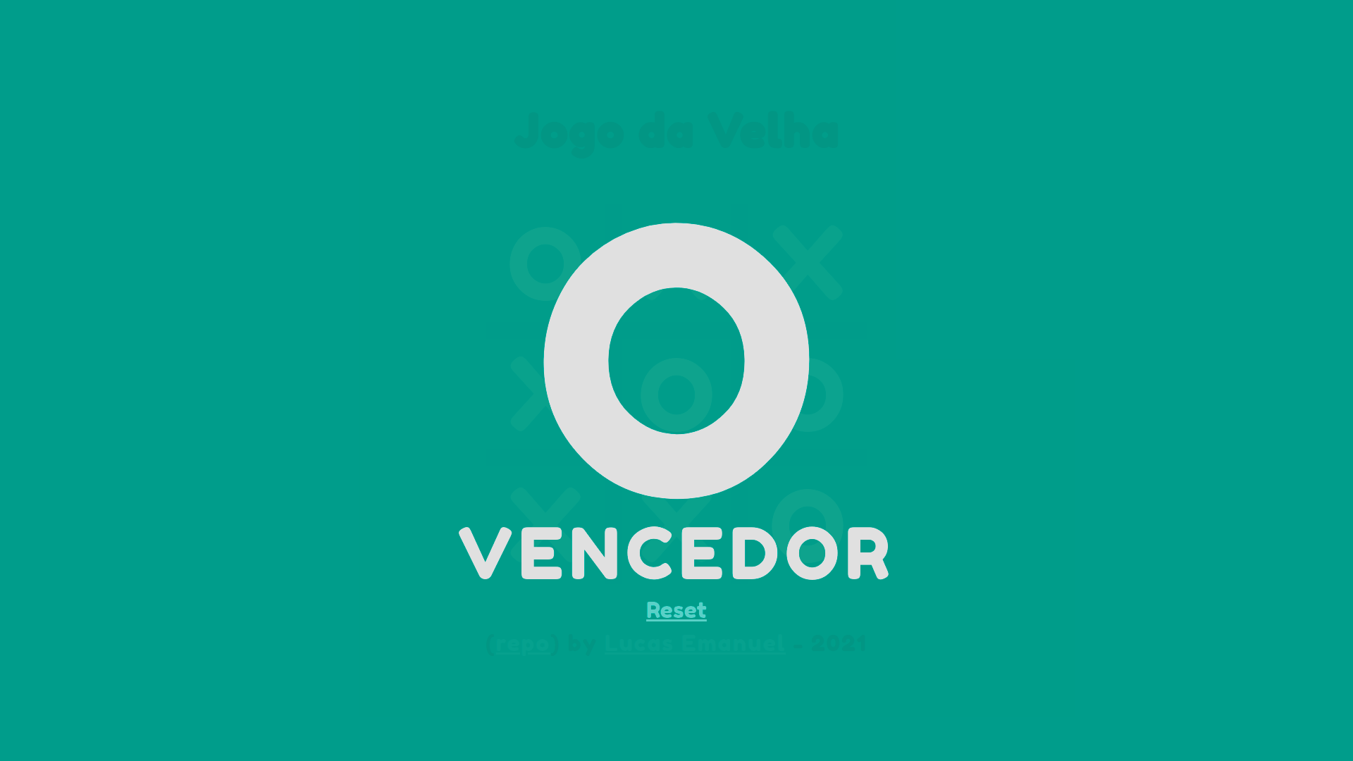 GitHub - lucasemanuel/jogo-da-velha: Jogo da velha desenvolvido com ...