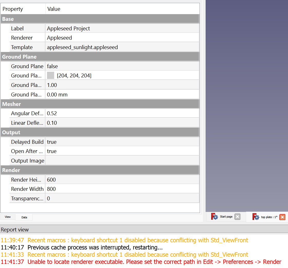 Error when render button pressed. · Issue #180 · FreeCAD/FreeCAD-render · GitHub