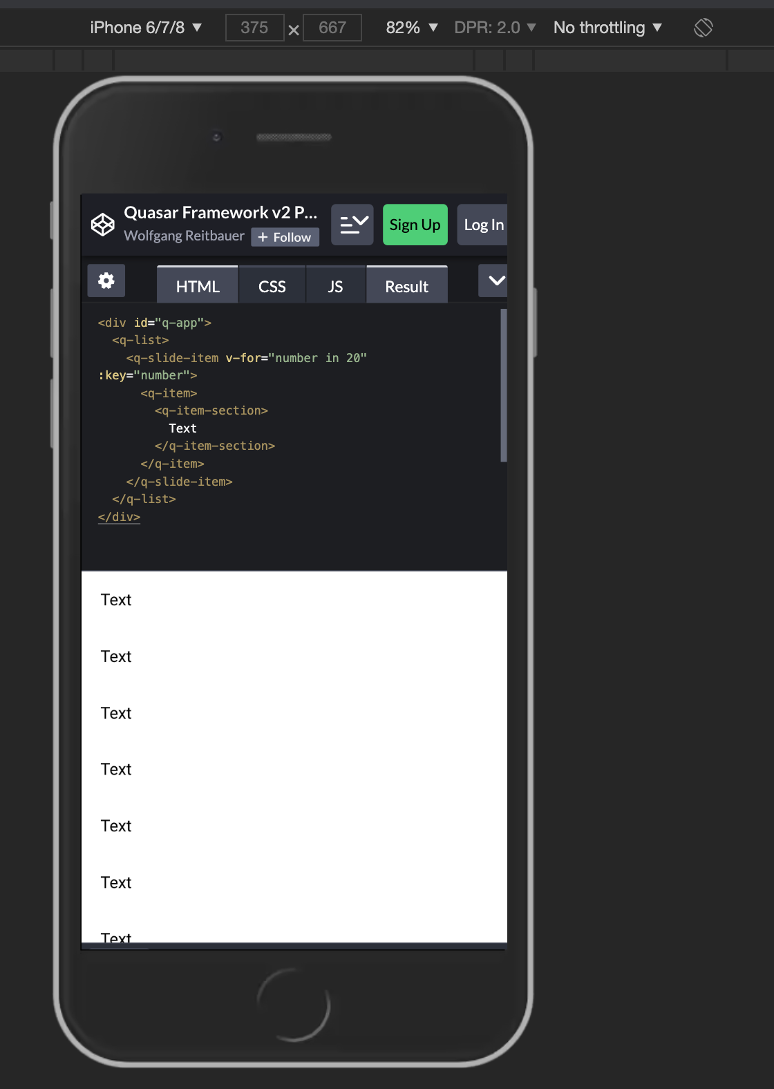 Slide-item without action · Issue #9914 · quasarframework/quasar · GitHub