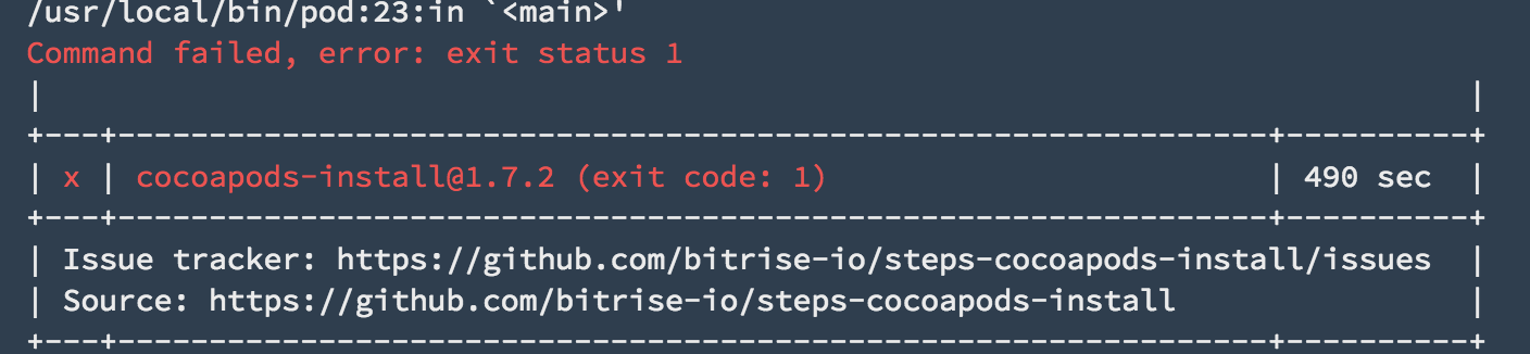 Error installing some dependecies (ex: EVWDropDownNotification (0.2.0)) · Issue #34 · bitrise ...