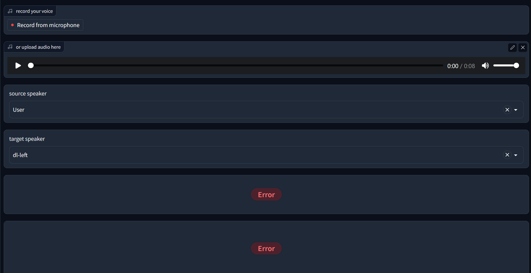 What exactly is "user" in "Voice Conversion" tab? · Issue #72 · Plachtaa/VITS-fast-fine-tuning ...
