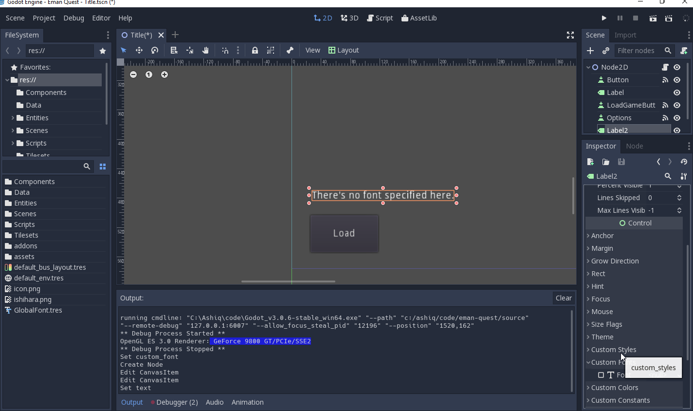 Elements with global fonts don't render correctly in the editor view ...