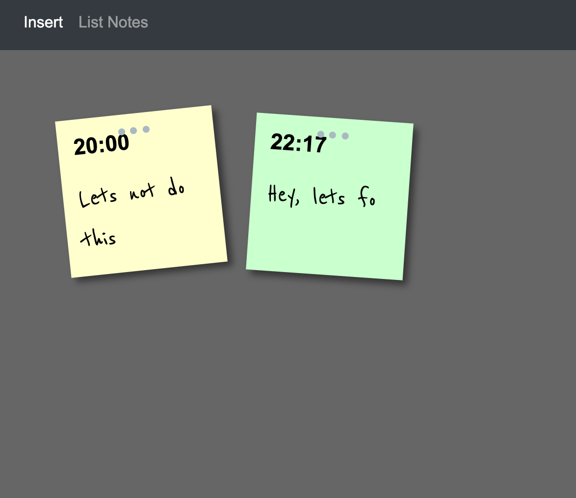 Sticky Notes App
