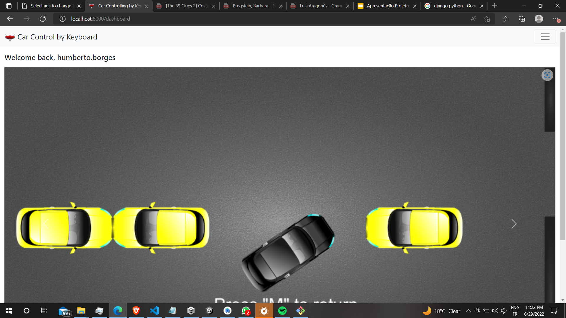 GitHub - HumbertoBPF/car-controlling-web: Django web server of car ...