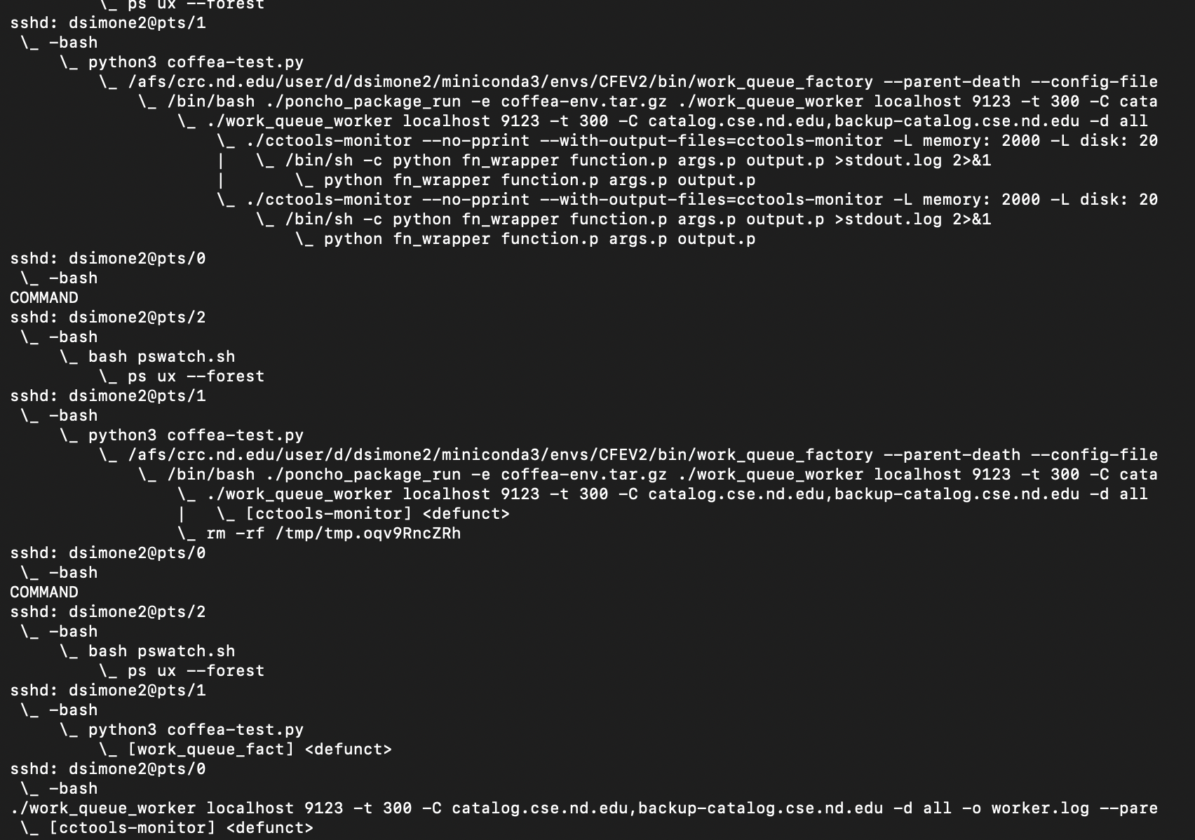 poncho_package_run does not properly wait for all children to finish before exiting · Issue ...