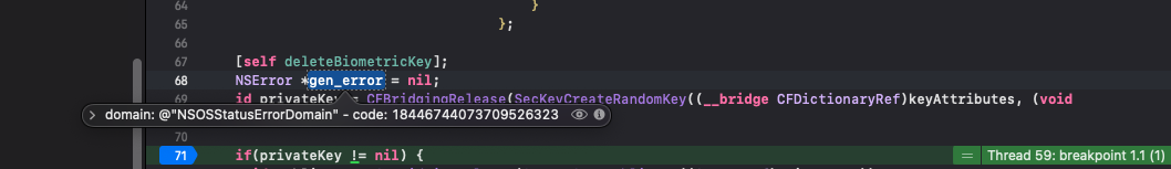 Create Keys Fails On iOS · Issue #201 · SelfLender/react-native-biometrics · GitHub
