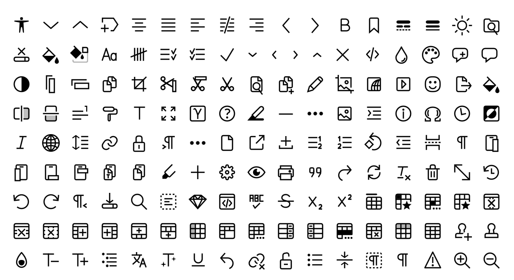 Improve icon stroke width consistency · Issue #8478 · tinymce/tinymce ...