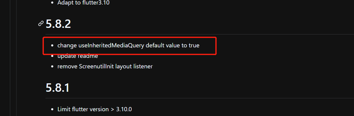 useInheritedMediaQuery default value is error of false · Issue #486 · OpenFlutter/flutter ...