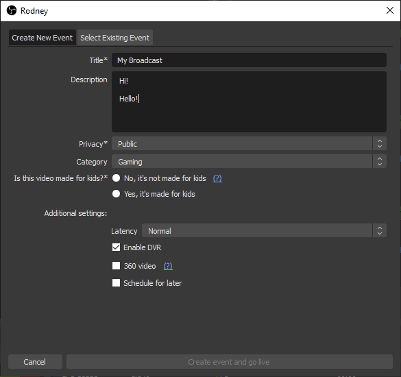 UI: Change YouTube description input to QPlainTextEdit by derrod · Pull Request #5219 ...