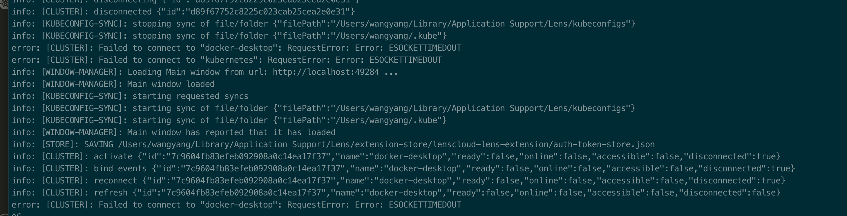 Unable to connect to any cluster · Issue #323 · lensapp/lens · GitHub