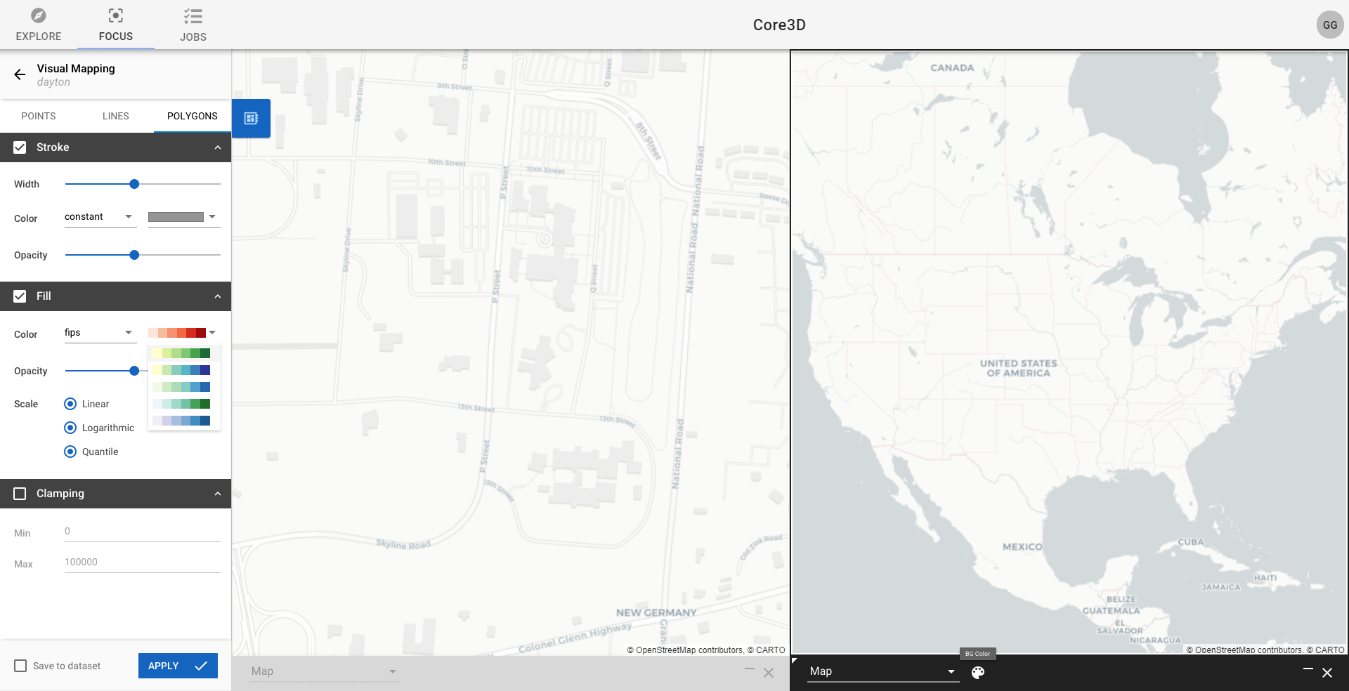 Feature: Geospatial data visualization control design · Issue #60 · Kitware/resonantgeo · GitHub