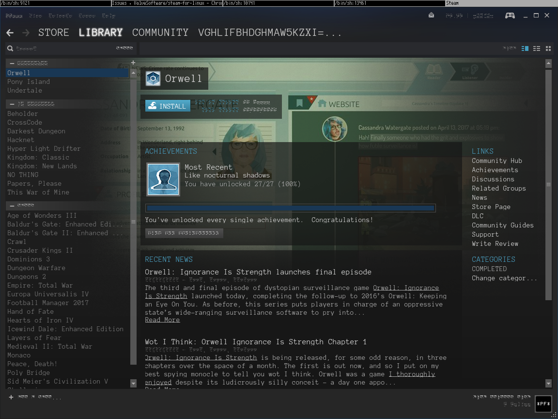 Distorted fonts in the Steam launcher. · Issue #5497 · ValveSoftware ...