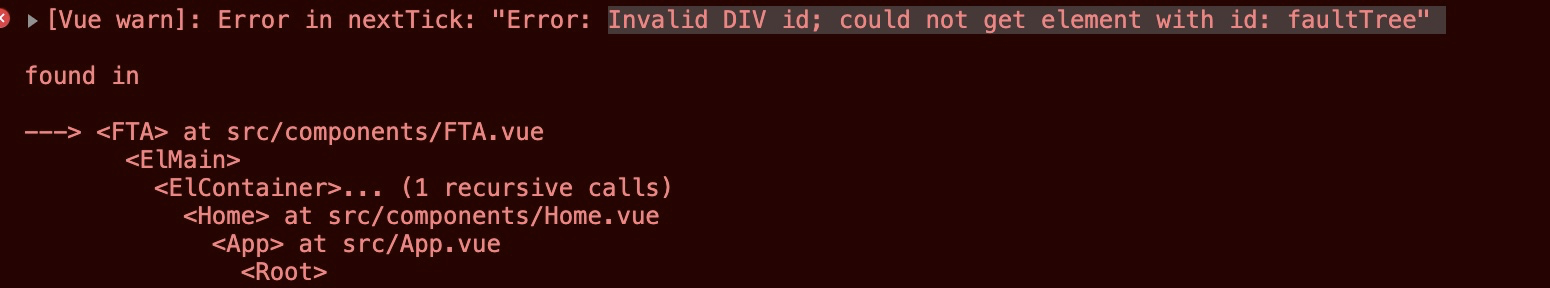 Invalid DIV id; could not get element with id: faultTree" · Issue #2 · microcosm1994/flowChart ...