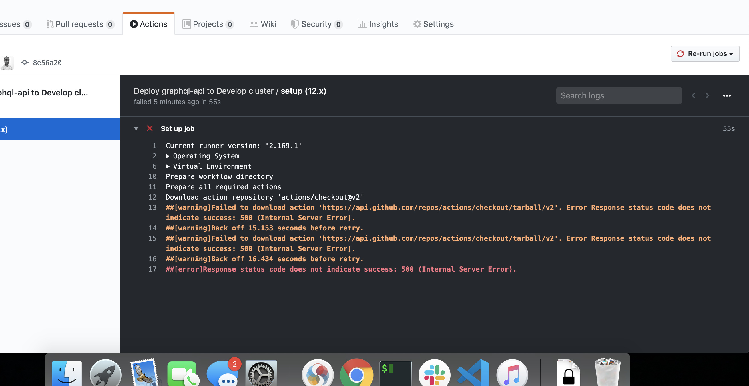 '/tarball/v2' status code 500 · Issue #225 · actions/checkout · GitHub