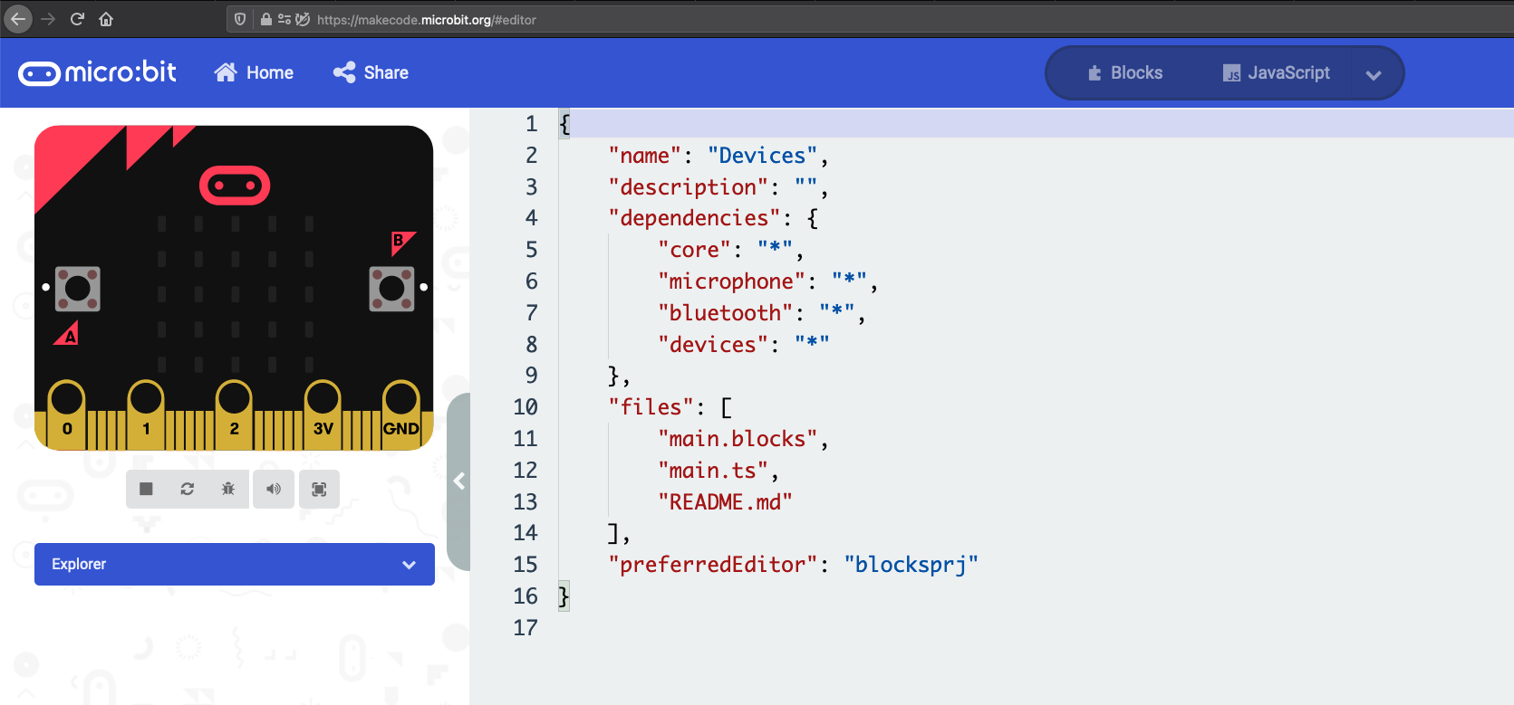Remove devices block from top extensions list · Issue #3854 · microsoft/pxt-microbit · GitHub