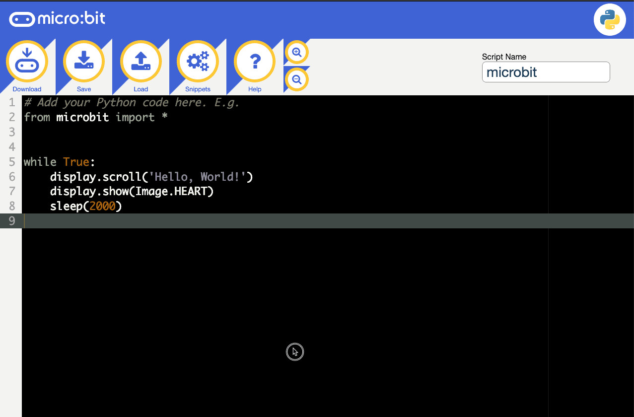 Load file should only appear when file is chosen · Issue #127 · bbcmicrobit/PythonEditor · GitHub