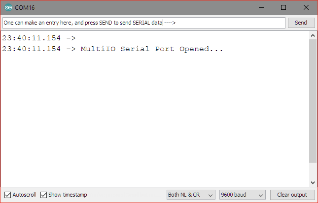 Serial console output does not display data at different baud rates ...