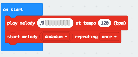 Beta: Start/play melody? · Issue #2835 · microsoft/pxt-microbit · GitHub