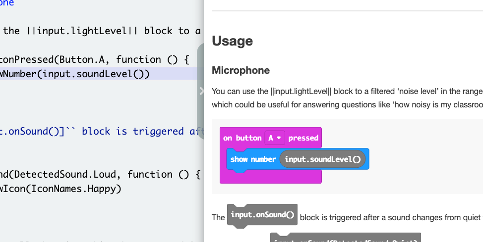 Can't reference custom blocks in MakeCode namespace · Issue #3416 · microsoft/pxt-microbit · GitHub