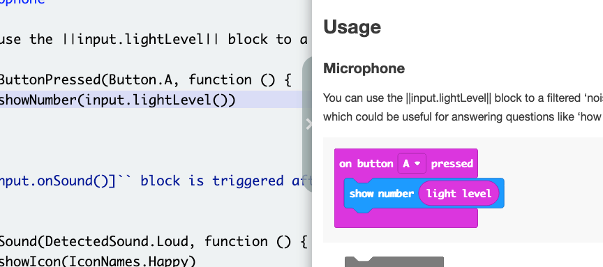Can't reference custom blocks in MakeCode namespace · Issue #3416 · microsoft/pxt-microbit · GitHub