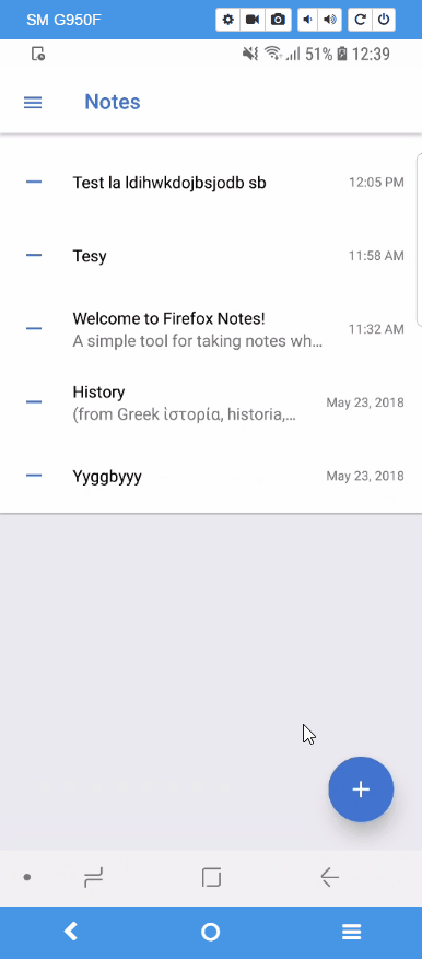 [Android] The "Notes" application lags when typing in a note · Issue ...