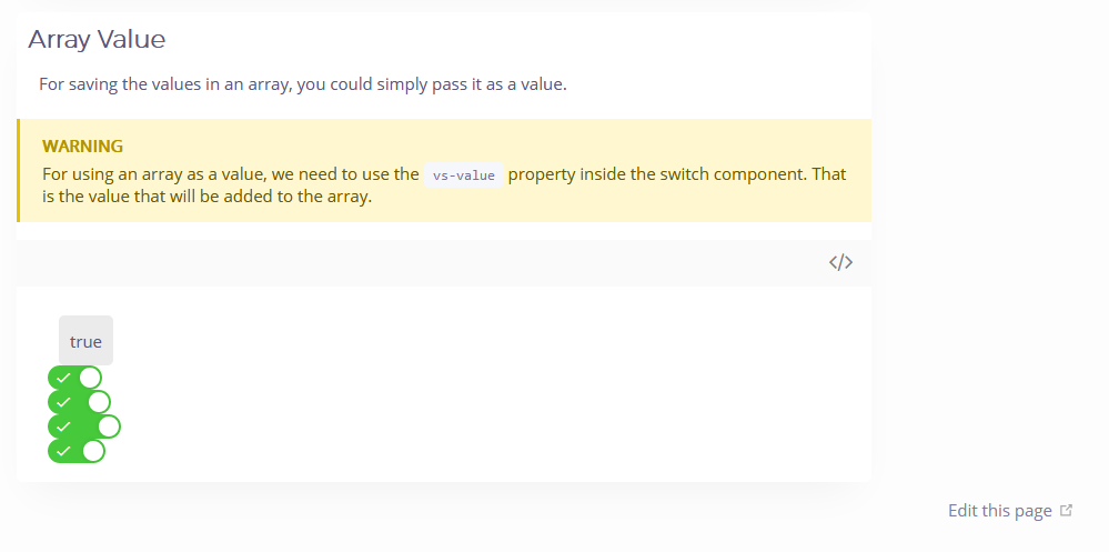 Switch -> Array Value's switch toggles all at once in firefox · Issue #466 · lusaxweb/vuesax ...