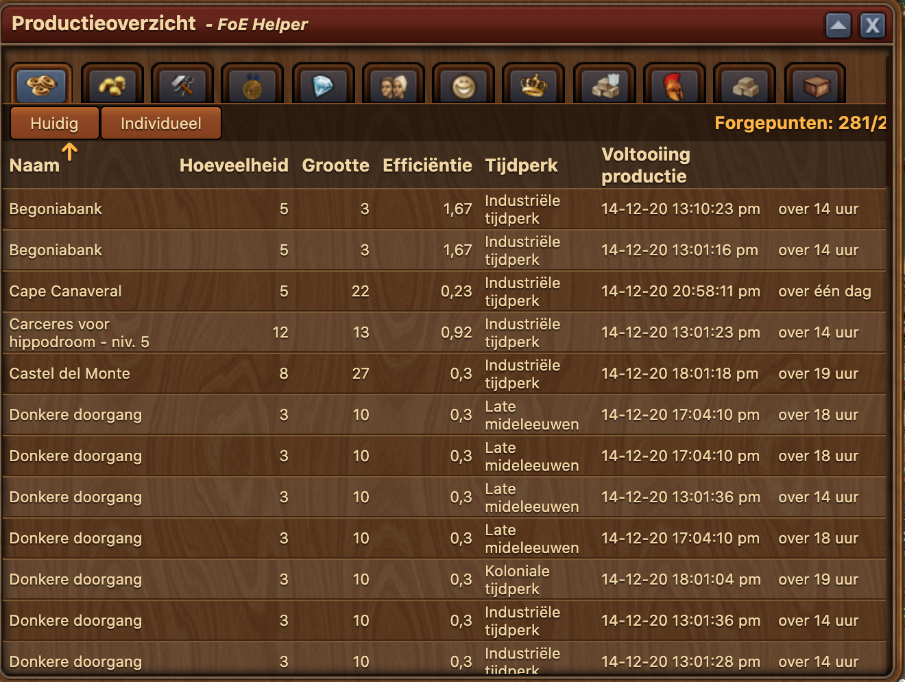 [Production overview] Table too narrow · Issue #1696 · mainIine/foe-helfer-extension · GitHub