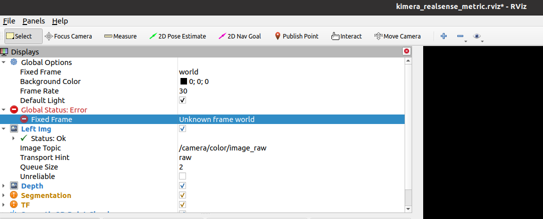 Kimera semantics does not work with rosbag recorded from REALSENSE D435i · Issue #75 · MIT-SPARK ...